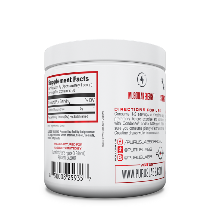 Purus Labs® NOXygen Powder - Pre-Workout Accelerator